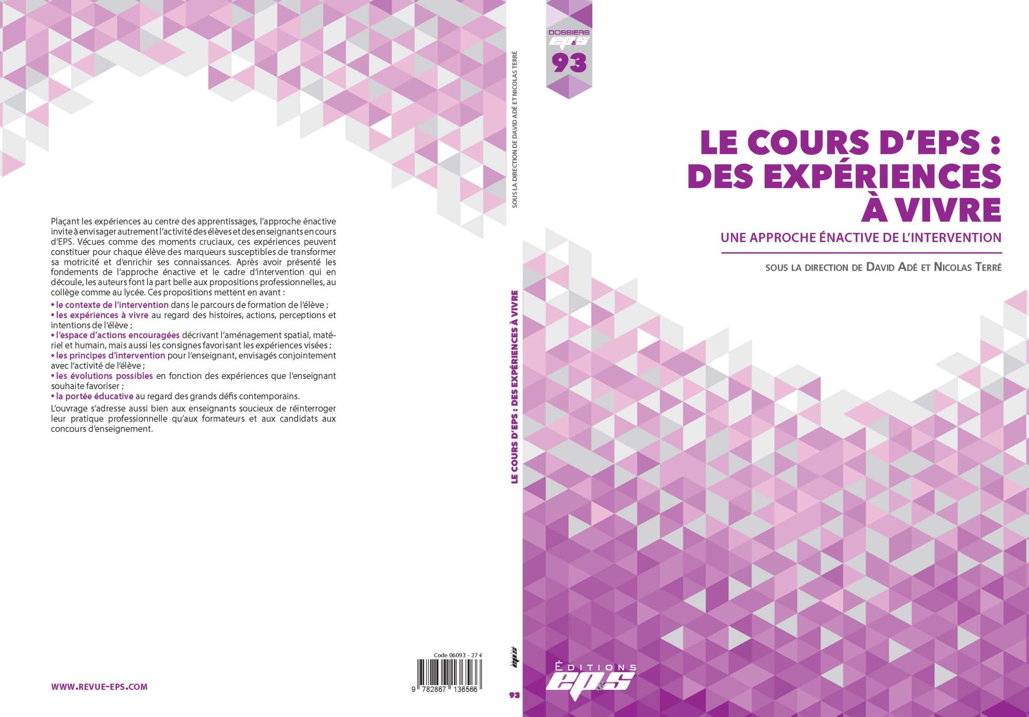 Parution – "Le cours d’EPS : des expériences à vivre" - cetaps